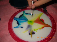 Science Experiments: Color Changing Milk